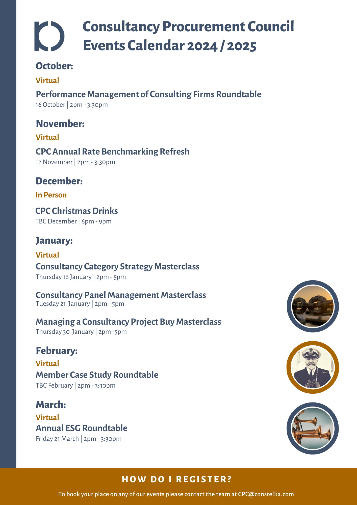 Consultancy Procurement Training and Events for CPC Members